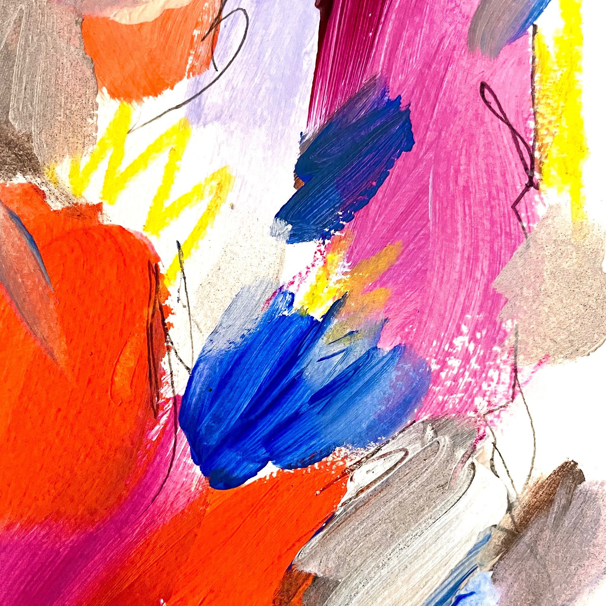 EX-TA Art Painting Original Art Wall Art Abstract - Etsy