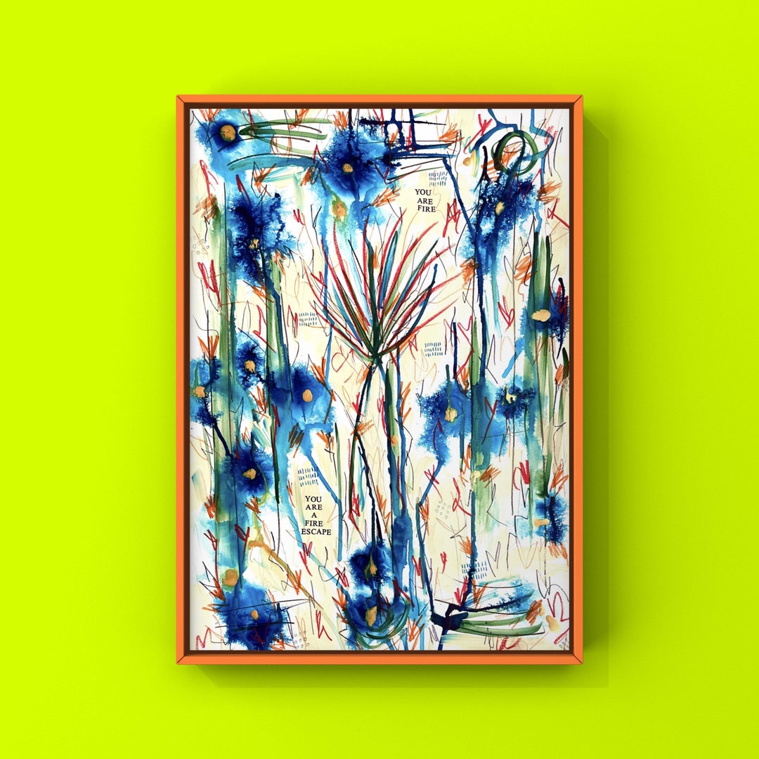 BOMBED |art, Painting, Original Art, Wall Art, Abstract Painting ...