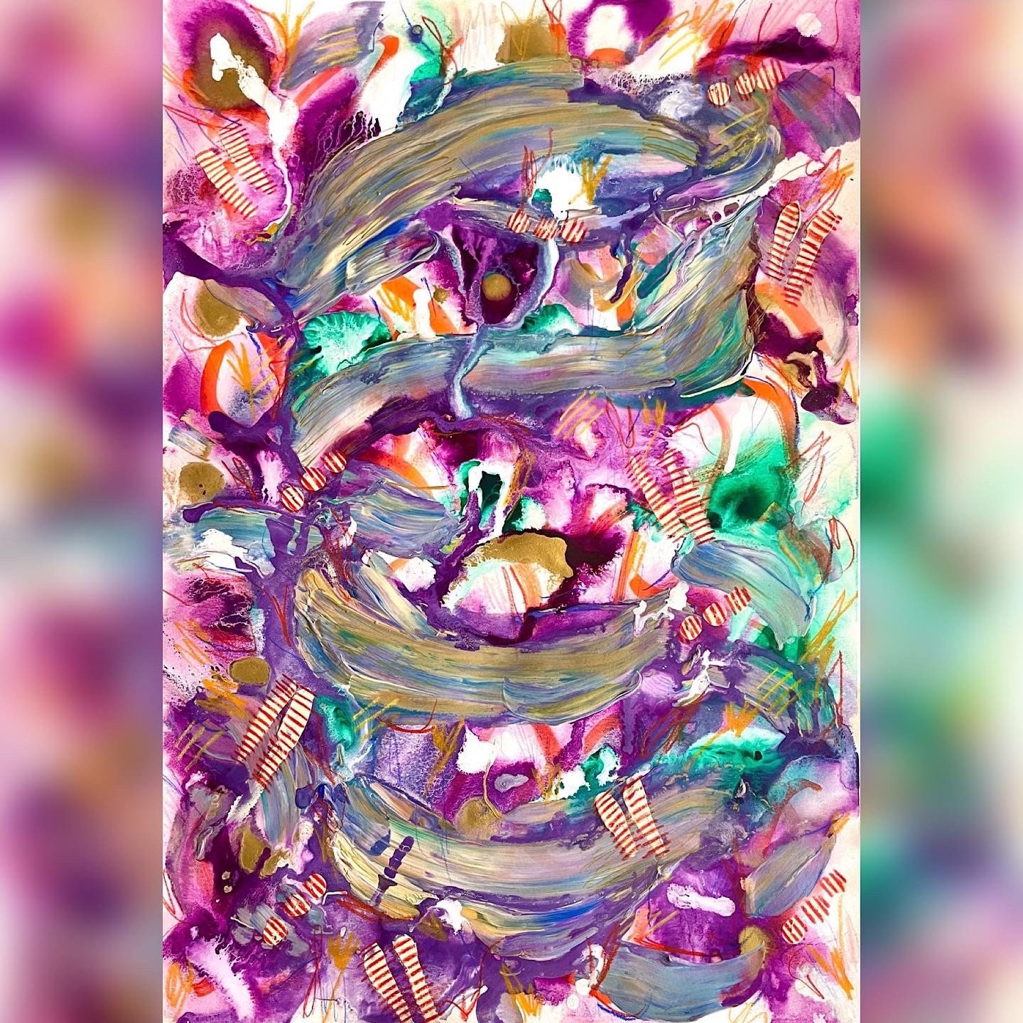 ELEMENT OF FIRE| Art, Painting, Original Art, Wall Art, Abstract ...
