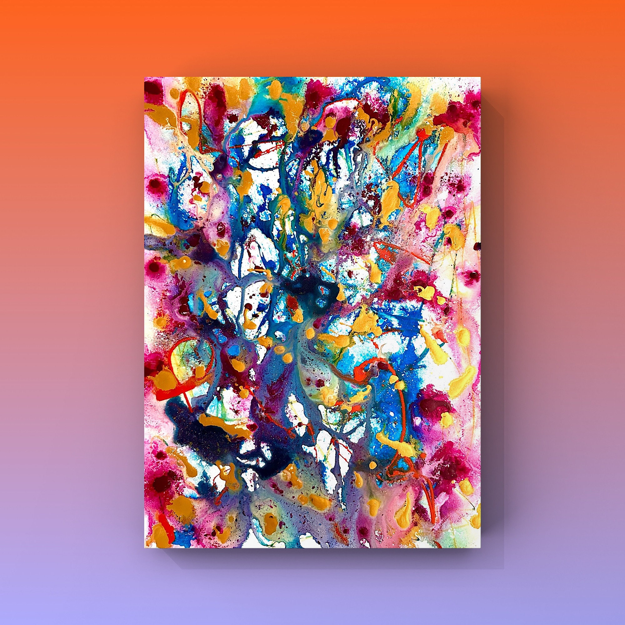 REVOLVING AROUND HER| Art, Painting, Original Art, Wall Art, Abstract ...