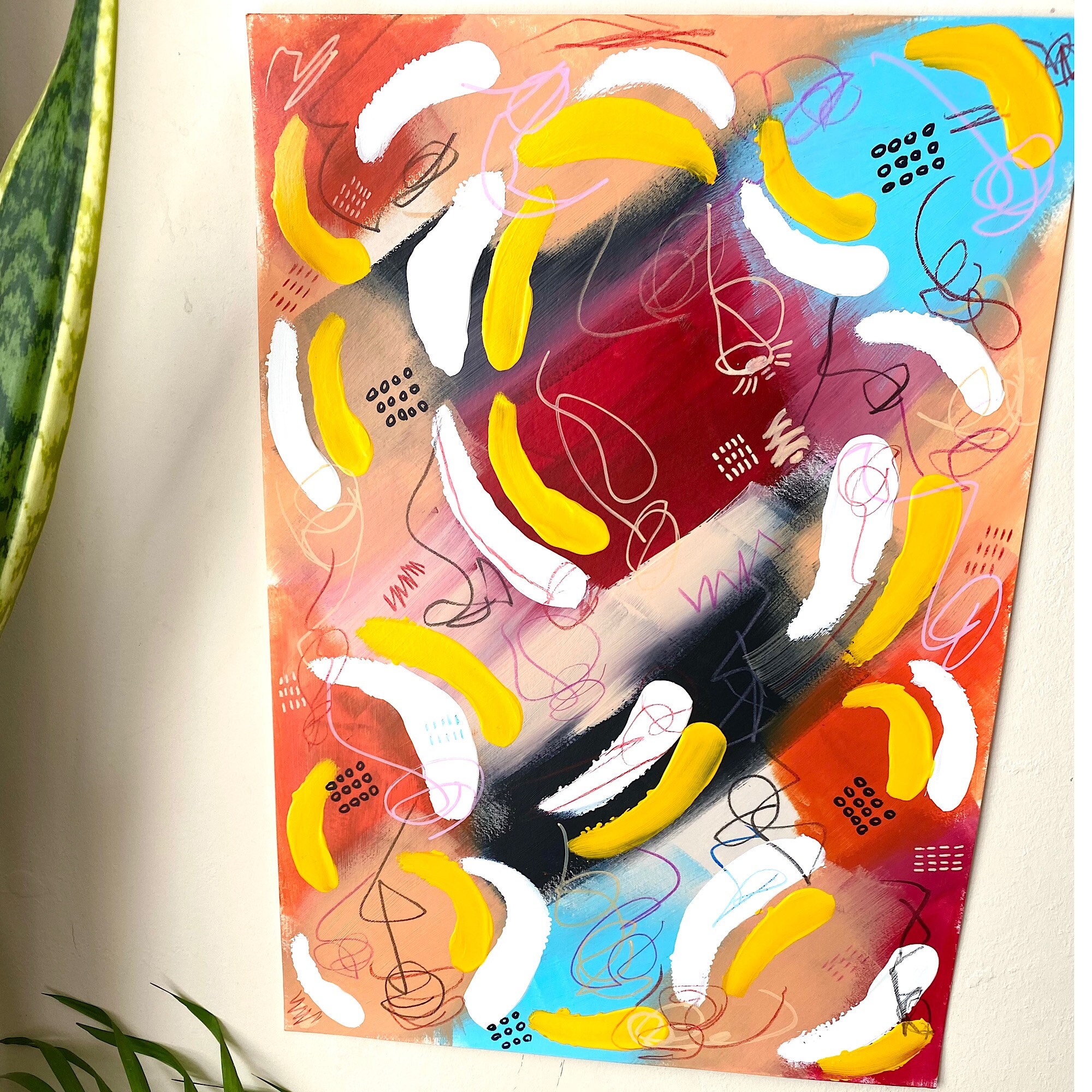 GUILTY Art, Original Art, Wall Art, Abstract Painting, Abstract Art ...