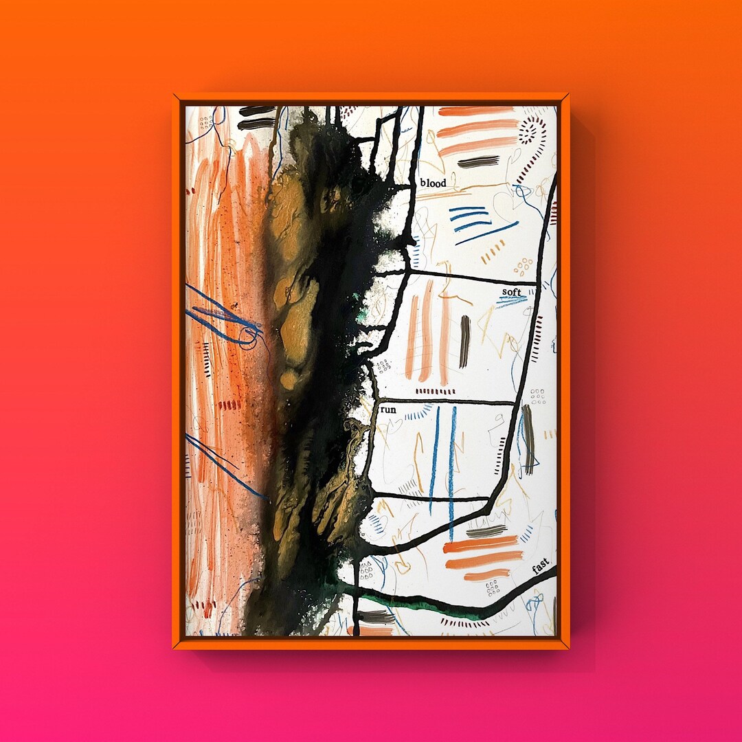 PUSH| Art, Painting, Original Art, Wall Art, Abstract Painting ...