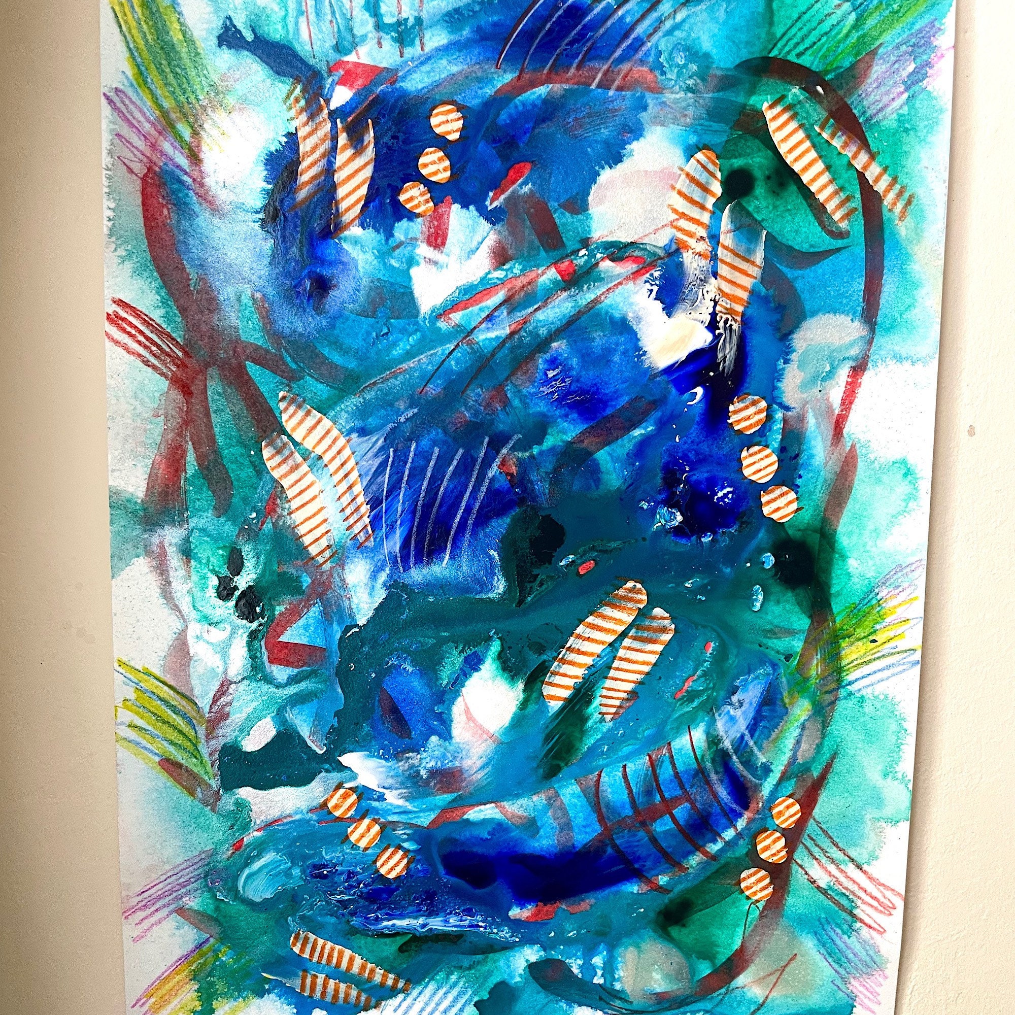 DEEP IN| Art, Original Art, Wall Art, Abstract Painting, Abstract Art ...