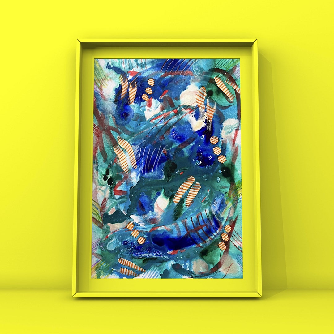 DEEP IN| Art, Original Art, Wall Art, Abstract Painting, Abstract Art ...