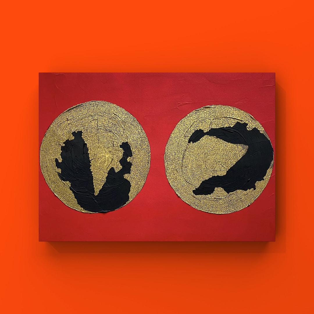 IN BETWEEN| Deecode Self-portrait Collection, Original Abstract ...