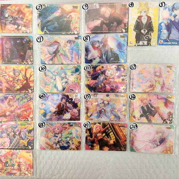 Project Sekai Wafer Cards - Etsy