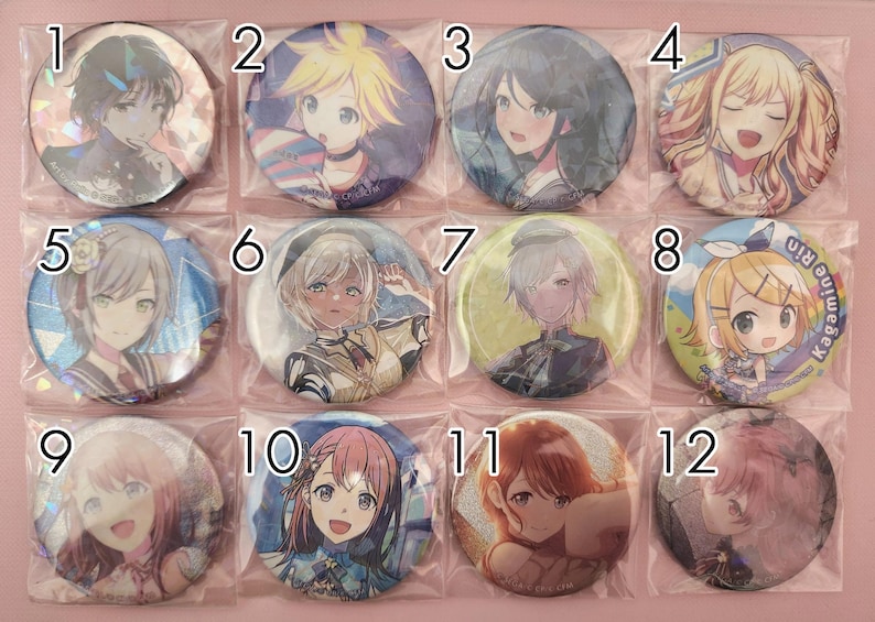 Project Sekai Colorful Stage Official Pin Buttons Collection - Etsy