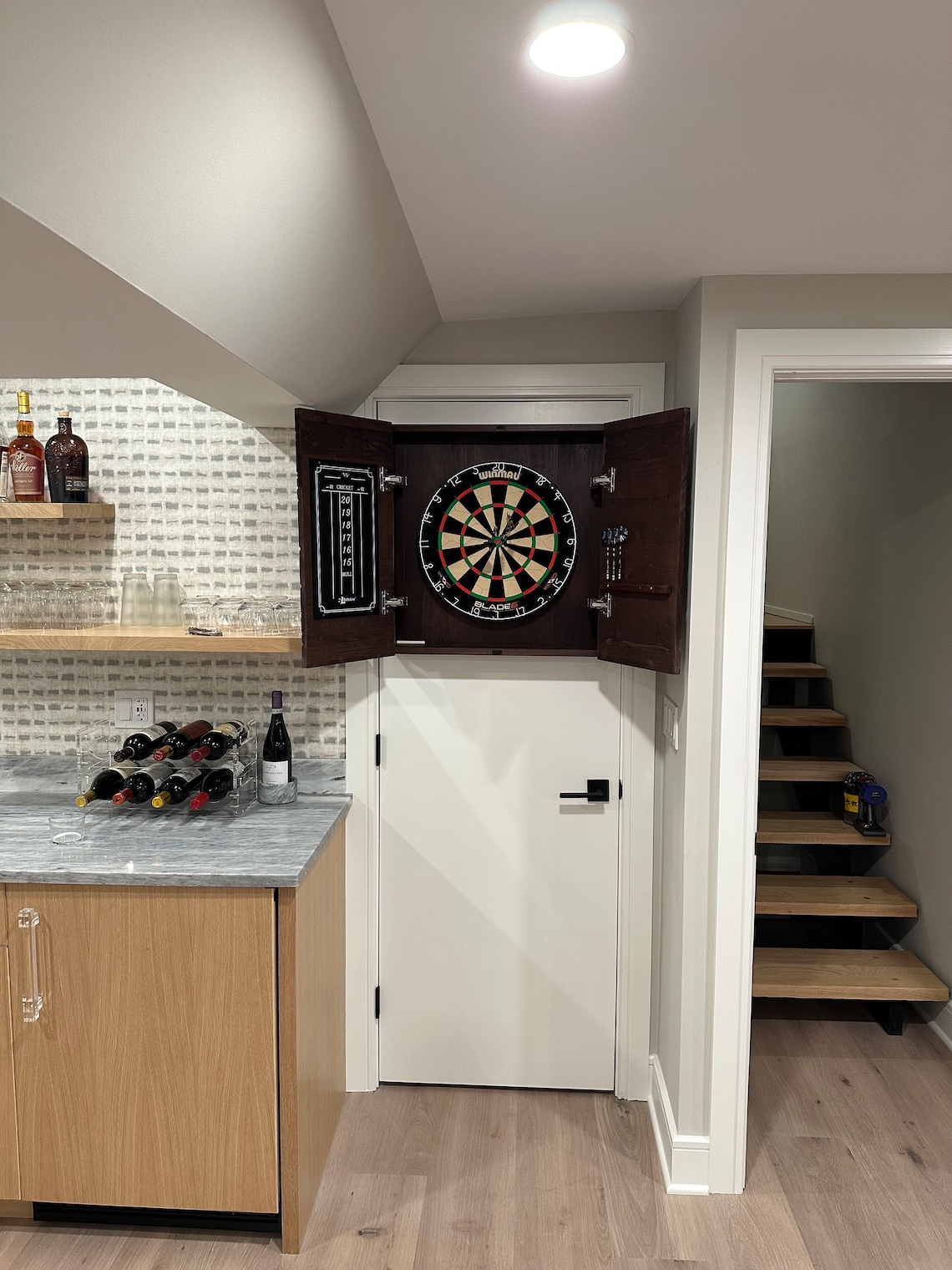 The Pub Custom Dartboard Cabinet Set - Etsy