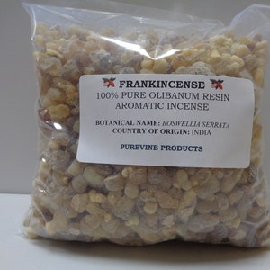 Pure FRANKINCENSE Resin Organic Gum Tears Natural Aromatic - Etsy