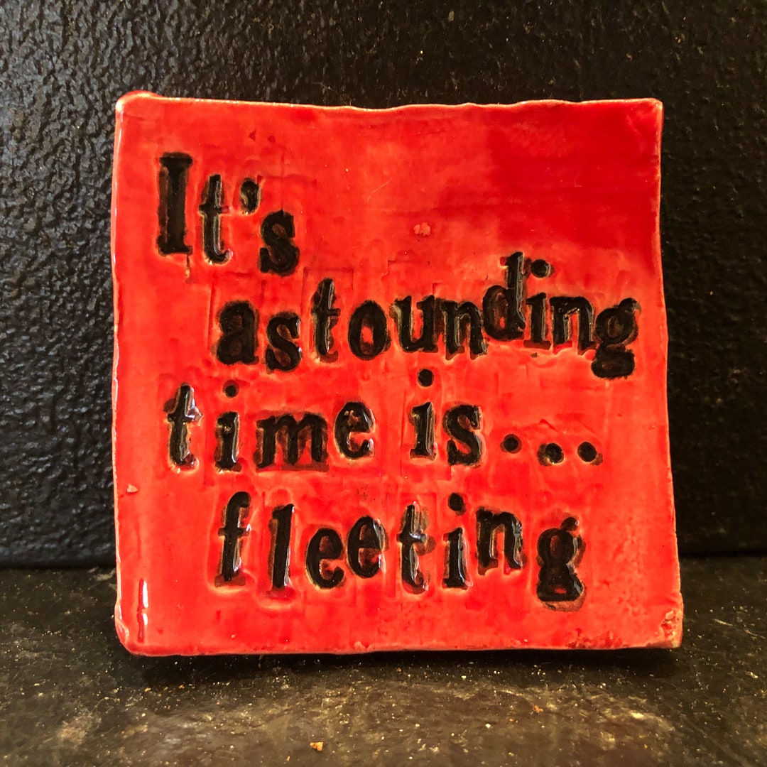 It's Astounding, Time Is...fleeting - Etsy