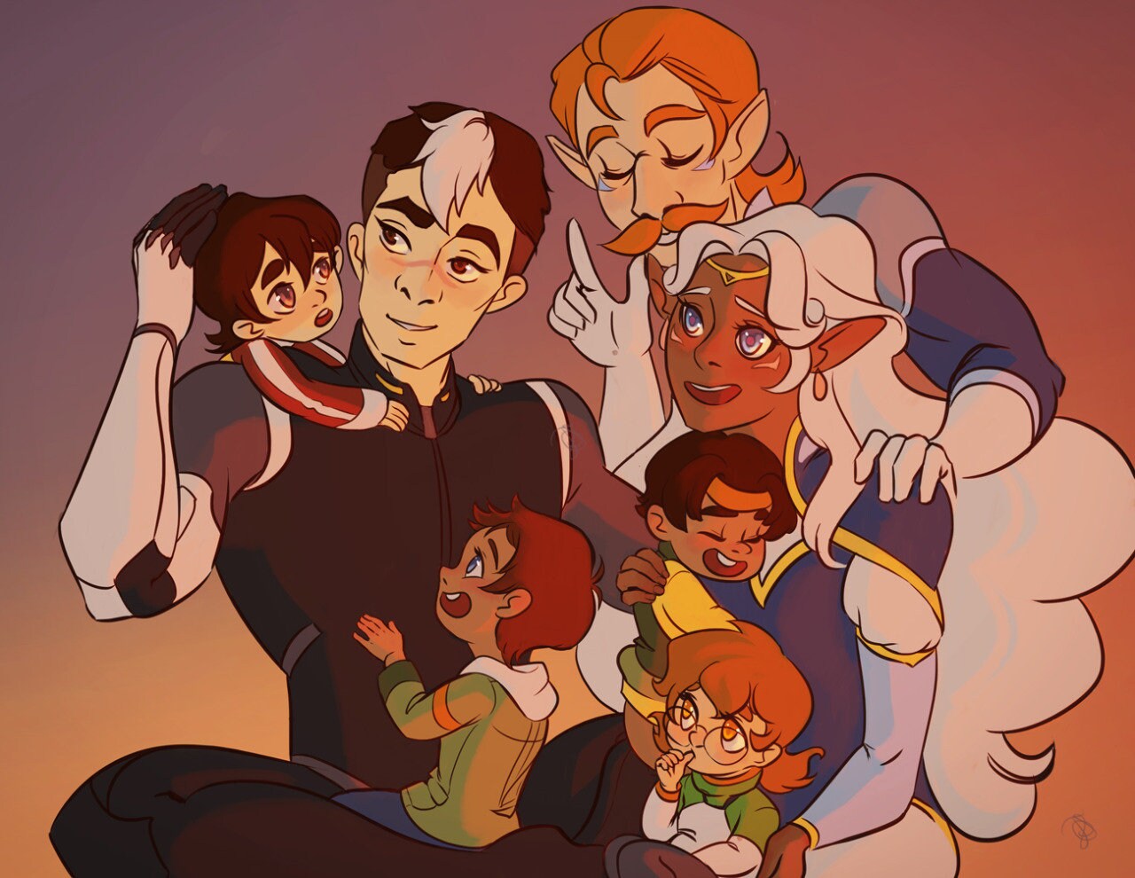 Voltron Family Art Print Voltron / Voltron Print / Voltron | Etsy