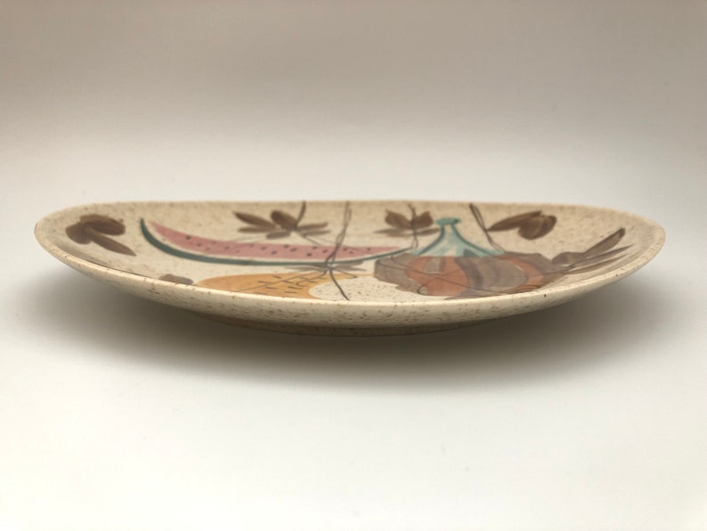 Red Wing Tampico Pattern Hanging Melons 8 Plate Red - Etsy