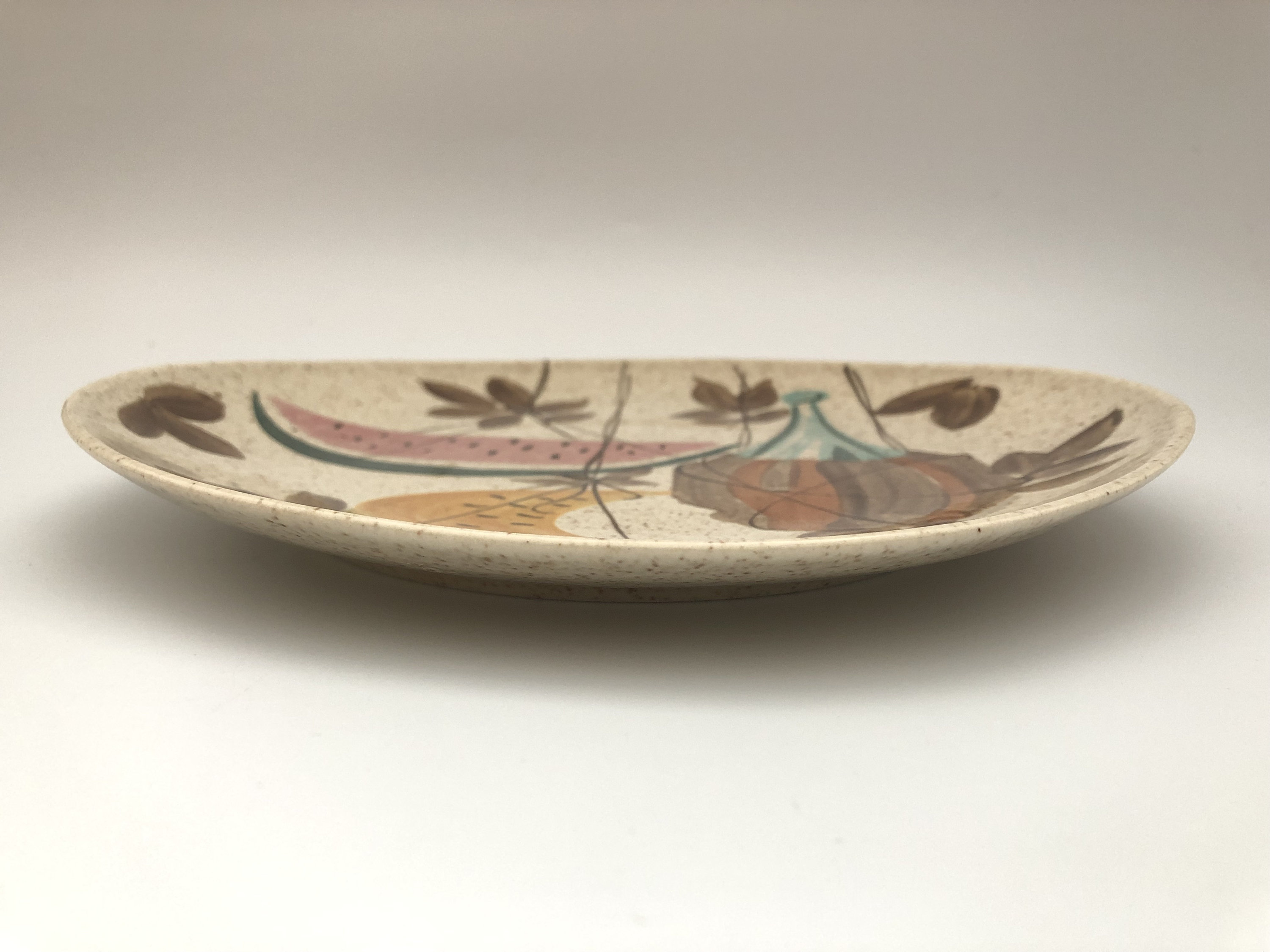 Red Wing Tampico Pattern Hanging Melons 8 Plate Red - Etsy