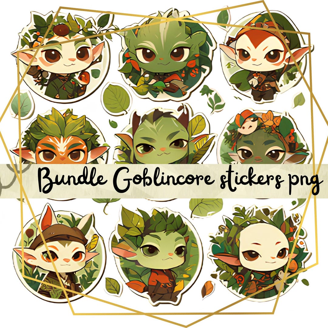 Goblincore Themed Sticker Pack, Kawaii Stickers, Phone Stickers ...