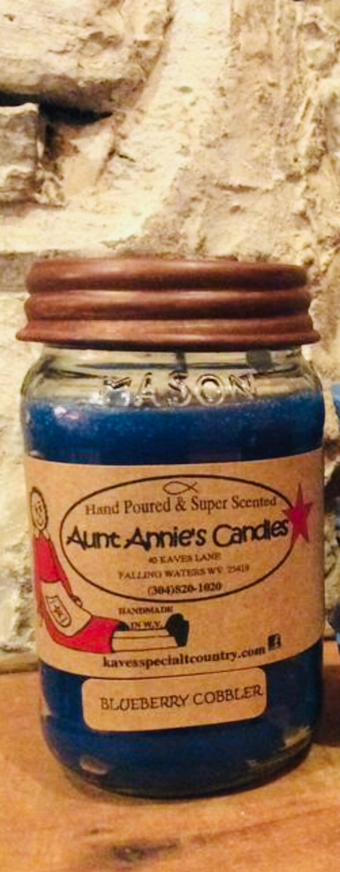 Candles Square Mason Aunt Annie’s Candles - Etsy