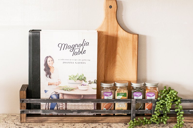 Book Display Shelf Cookbook Shelf Bookshelf Book Ledge | Etsy