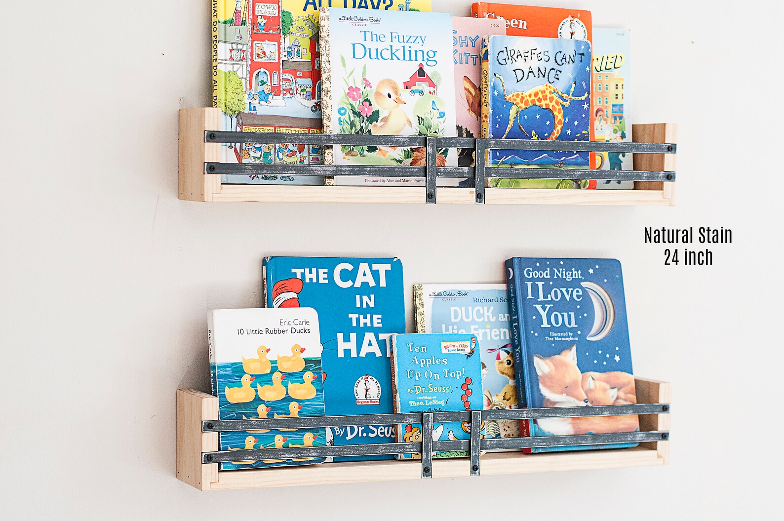 Book Display Shelf Cookbook Shelf Bookshelf Book Ledge - Etsy