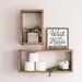 Rectangular Wood Floating Shelves, Bathroom Shelf Storage, Box Shelf ...