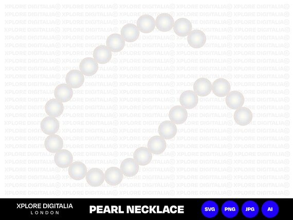 Pearl Necklace Vector