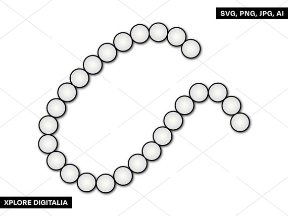 Pearl Necklace Vector