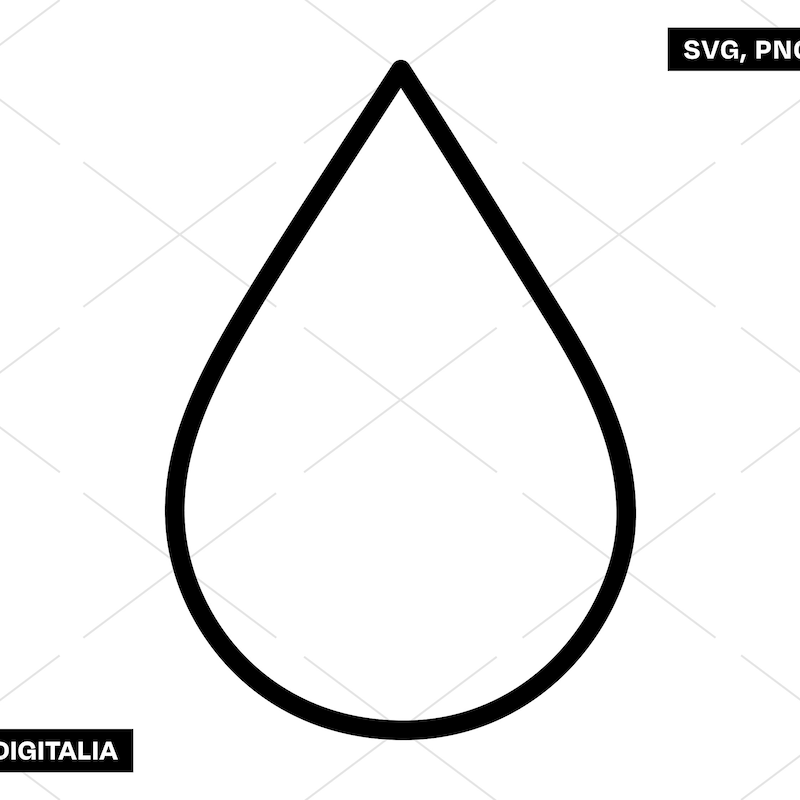 Tear Drop Shape - Etsy