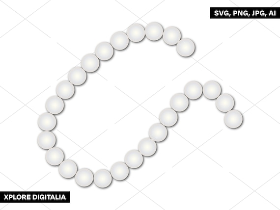 Pearl Necklace Silhouette