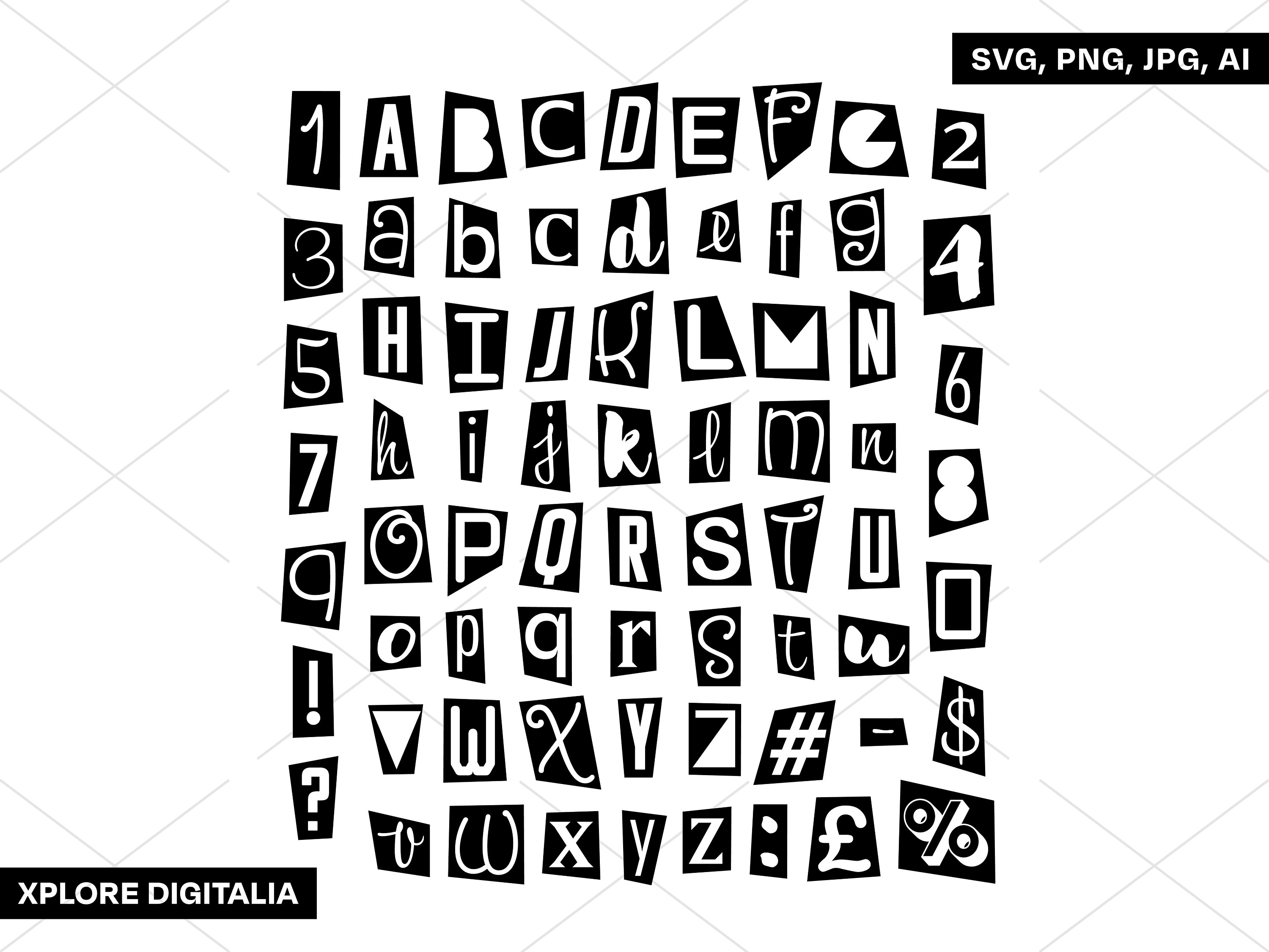 Burn Book Alphabet - Vector Art, Letters, Instant Digital Download; SVG ...