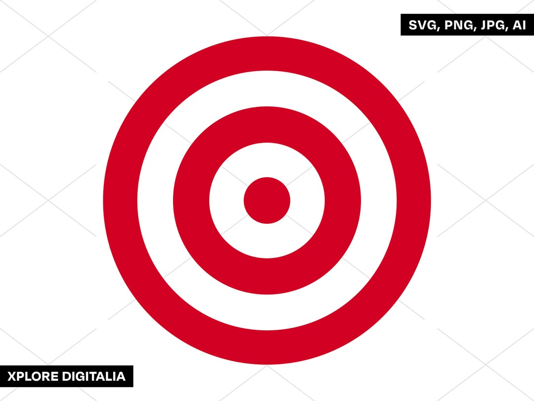 Red Target - Darts, Board, Aim, Range, Vector Art, Instant Digital ...