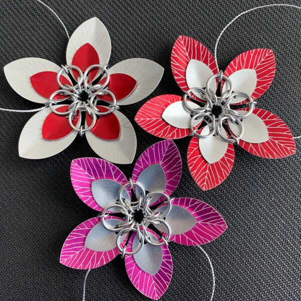 Chainmail Flower - Etsy