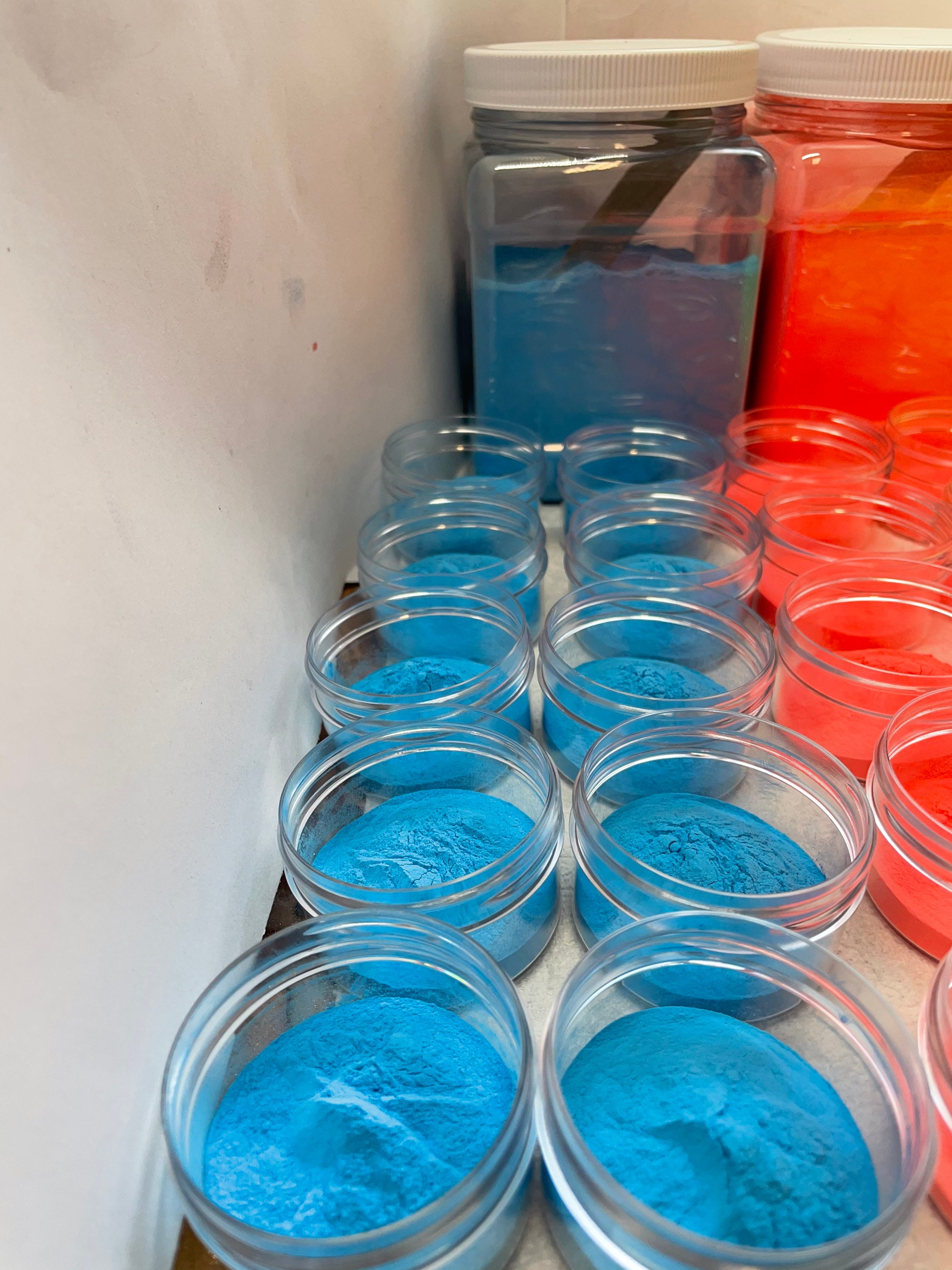 Blue Glow Blue Powder - Etsy