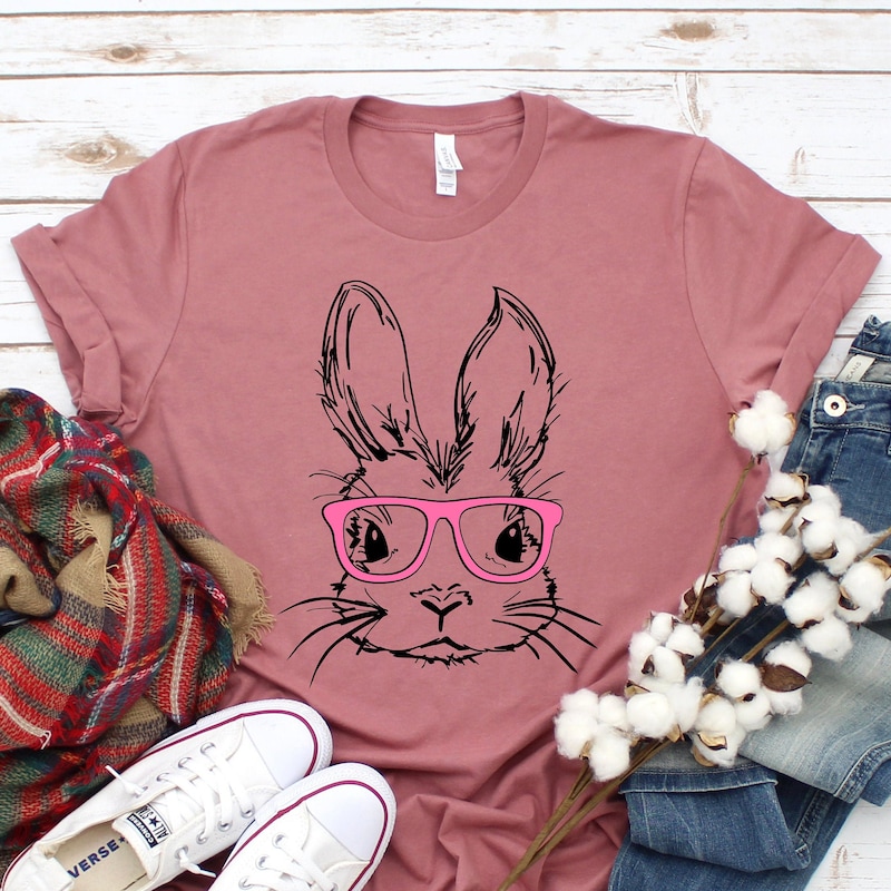 Easter Bunny With Glasses - Etsy