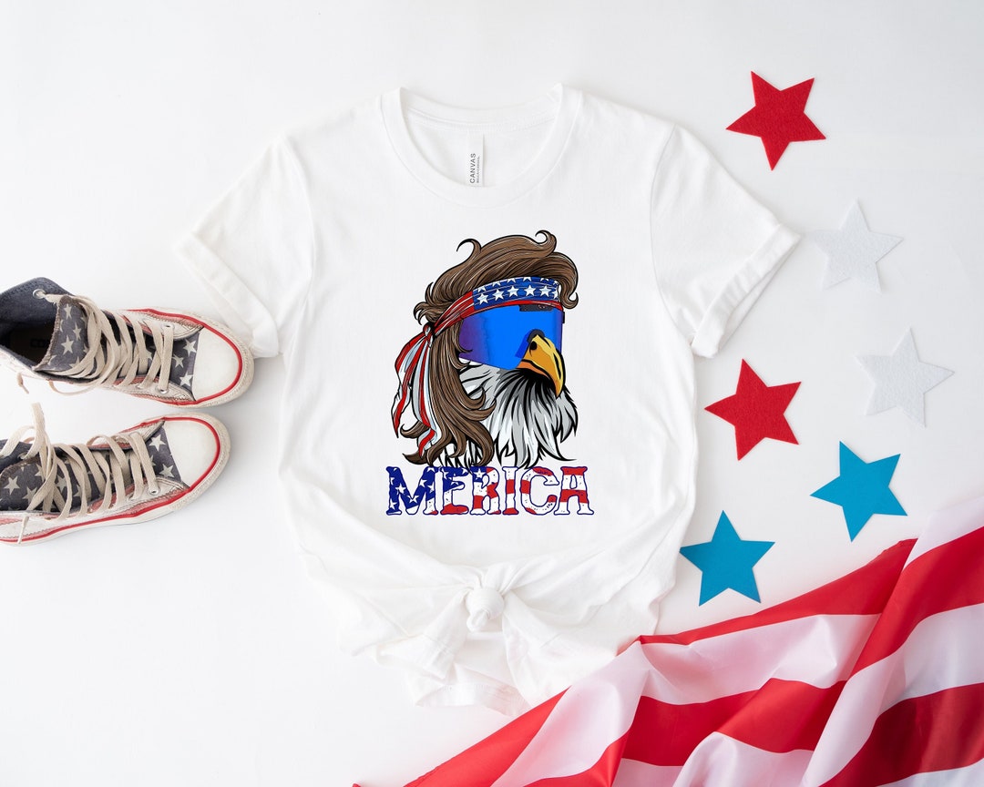 Eagle Merica Shirt, Merica Mullet Eagle Shirt, American Eagle, American ...