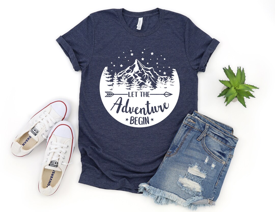 Let the Adventure Begin Shirt, Camper Shirt, Gift for Travel Lover ...
