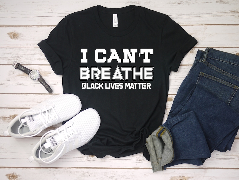 I Can't Breath Shirt Mens Shirt Black Lives Matter - Etsy
