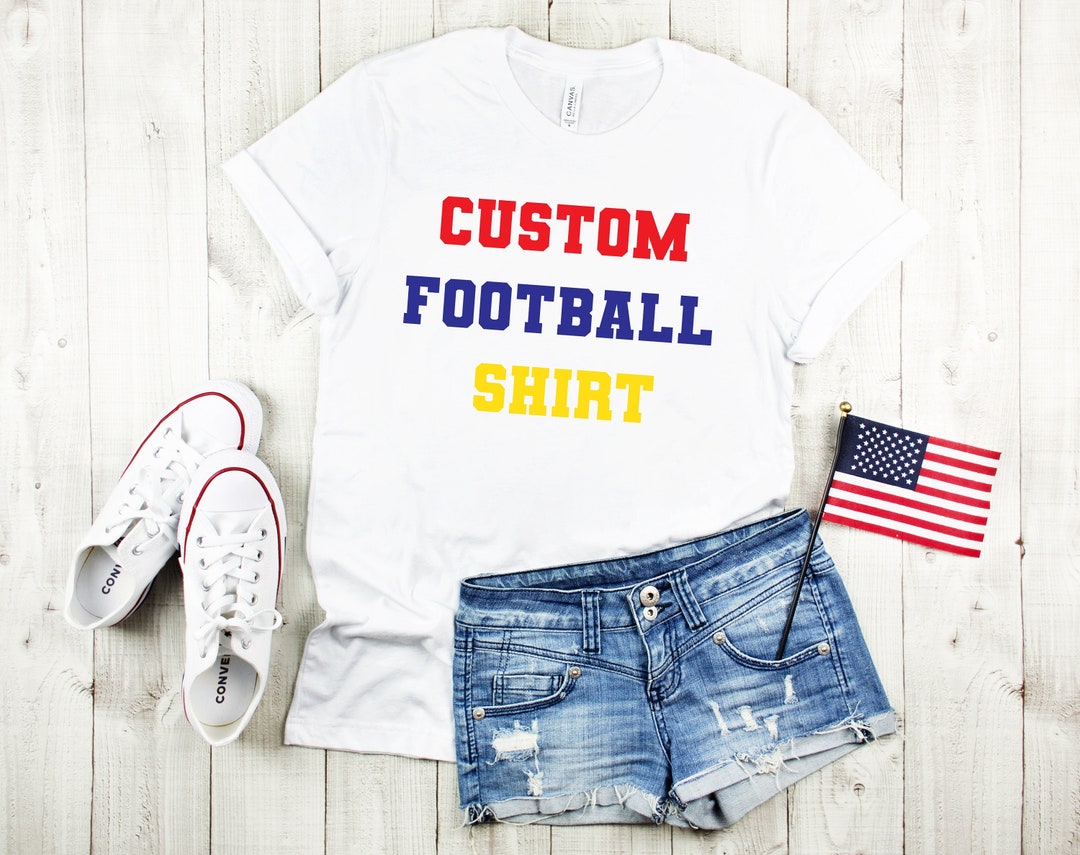 Custom Football Shirts, Custom College Football Shirt, Custom Design ...