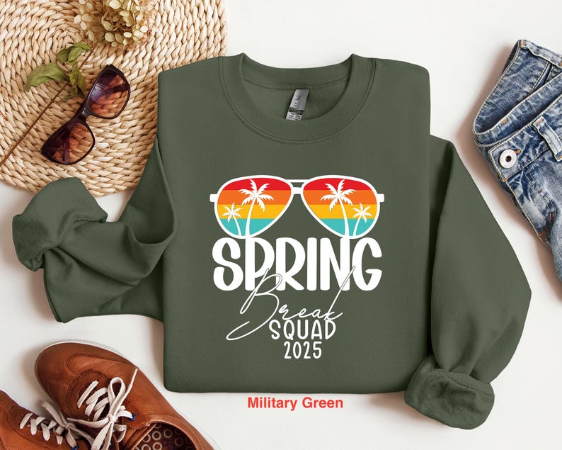 Spring Break Squad T-shirts, Spring Break 2026 Shirt, Group Shirts for ...