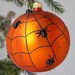 Glass Bauble With Spiders Free Blown Tree Decoration Halloween Handmade ...