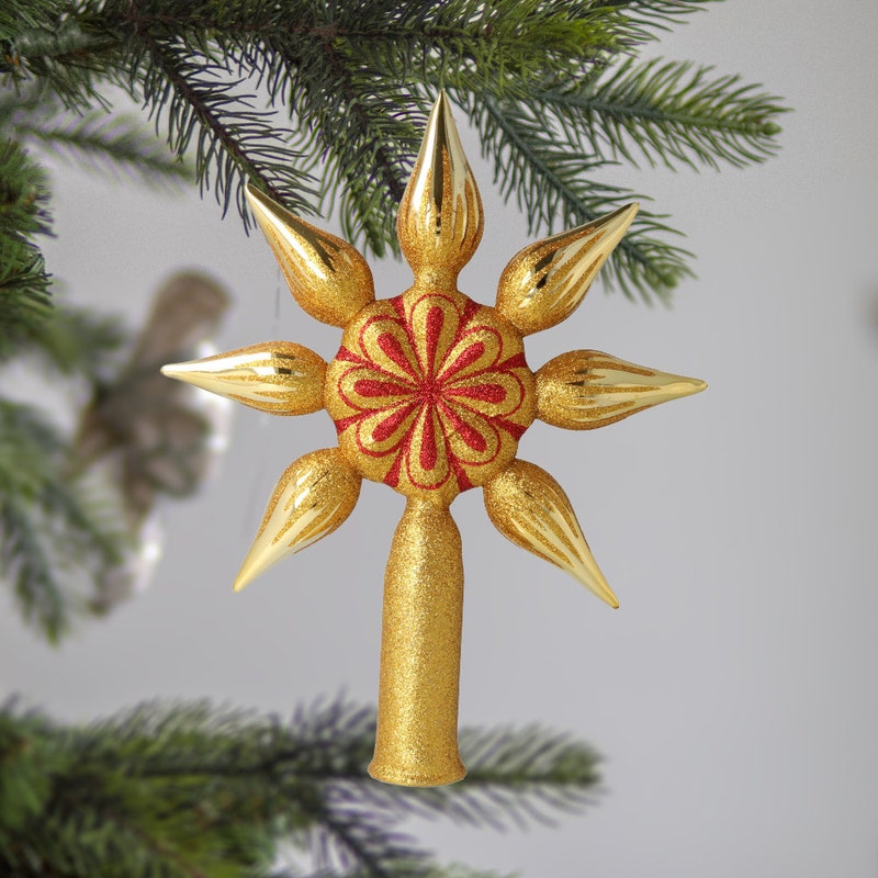 Gold Tree Topper - Etsy