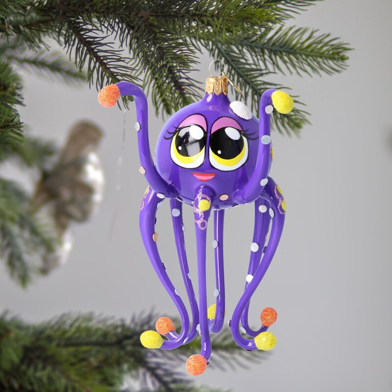 Blown Glass Octopus - Etsy