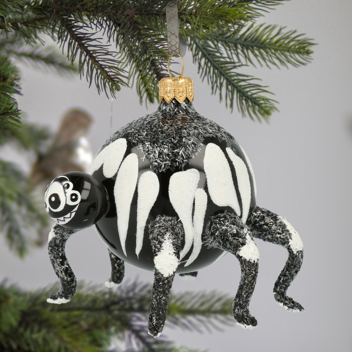 Glass Tarantula Spider Free Blown Christmas Tree Decoration | Etsy