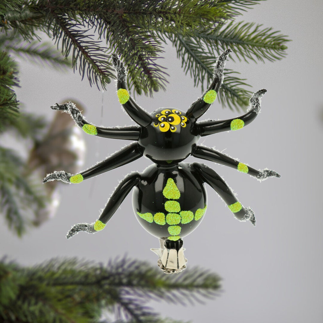 Glass Tarantula Spider Free Blown Christmas Tree Decoration - Etsy