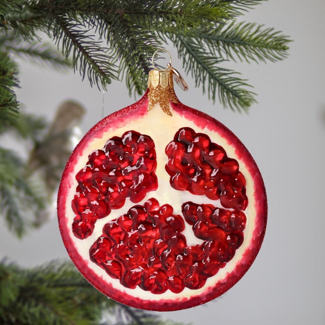 Delicious Glass Pomegranate Handmade Slice Fruit Traditional Glass ...