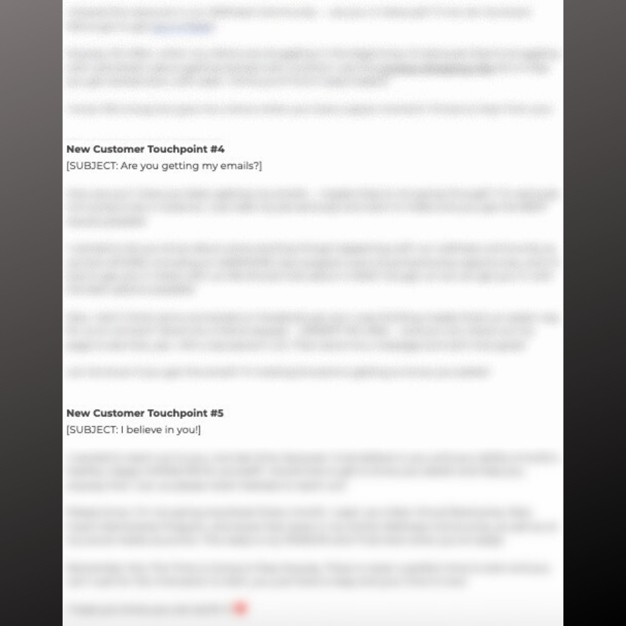 New Customer New Lead Email Templates Health Fitness Coach Done for You ...