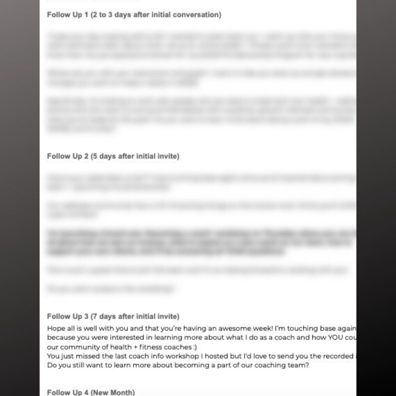 Prospect Follow up Email Templates | Done for You Emails | Health ...