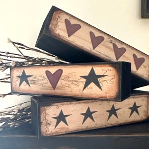 Primitive Decor, Modern Primitive, Shelf Display, Shelf Sitter. - Etsy