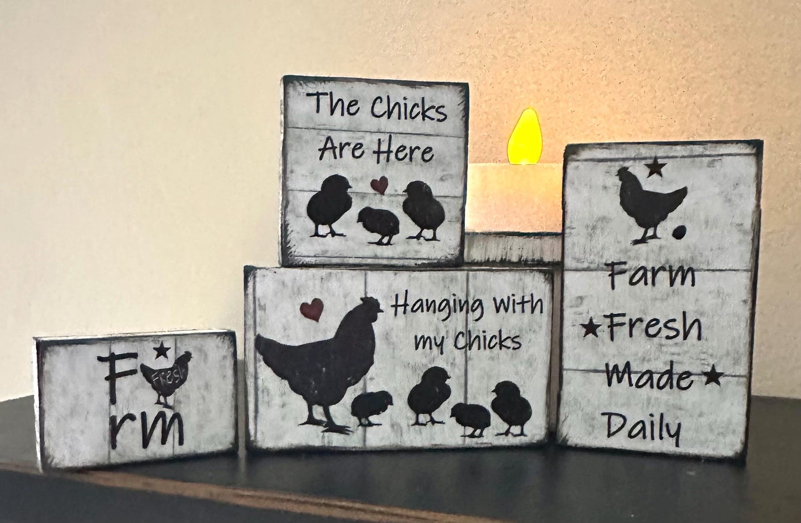 Farmhouse Decor, Modern Farmhouse, Farm House Magnets, Wood Magnets ...