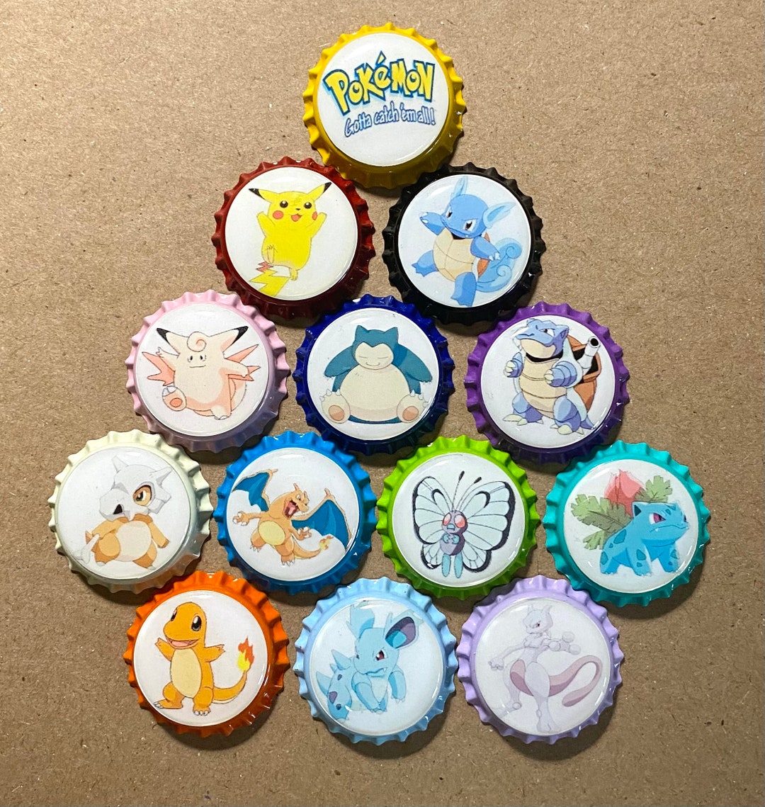 Pokémon, Magnets, Magnet, Bottle Cap Magnets, Bottlecap Magnet. - Etsy