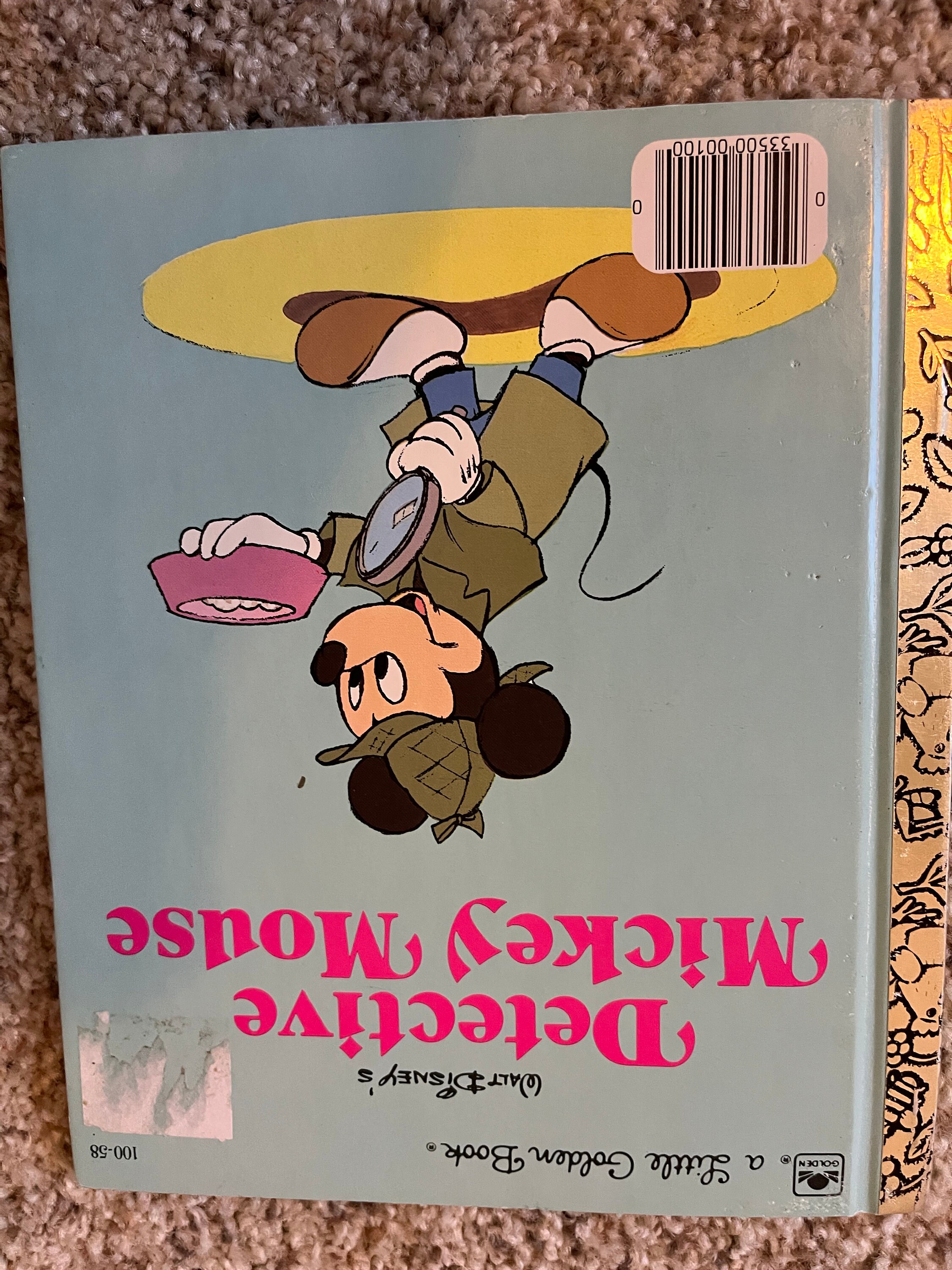 Detective Mickey Mouse Walt Disney a Little Golden Book - Etsy
