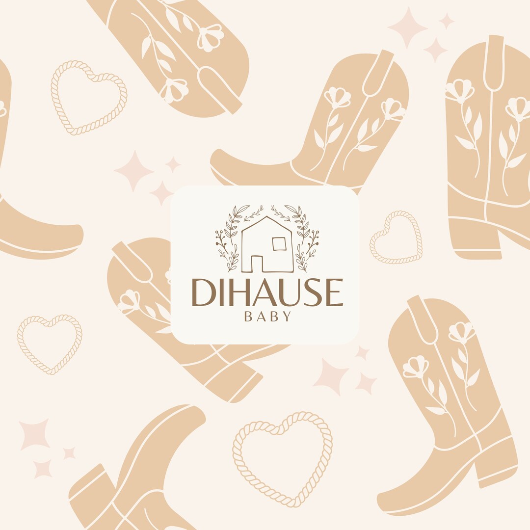 WESTERN BOOTS Western Cowgirl Pattern, Western Girly Pattern, Western ...