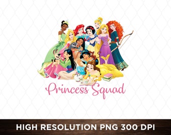 Princess Squad Png | Etsy